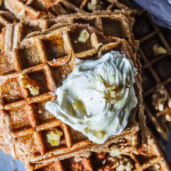 Rye Flour and Ricotta Waffles